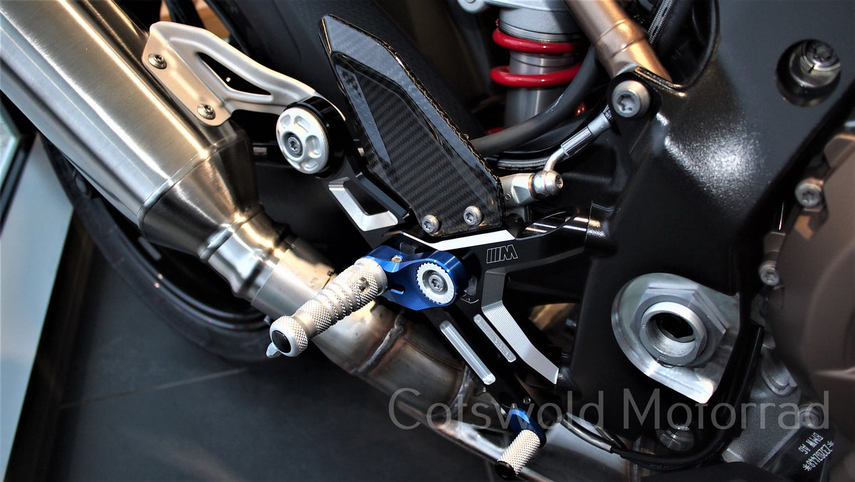 BMW Motorrad M Adjustable Rider Rearsets / Footrest System – Cotswold ...